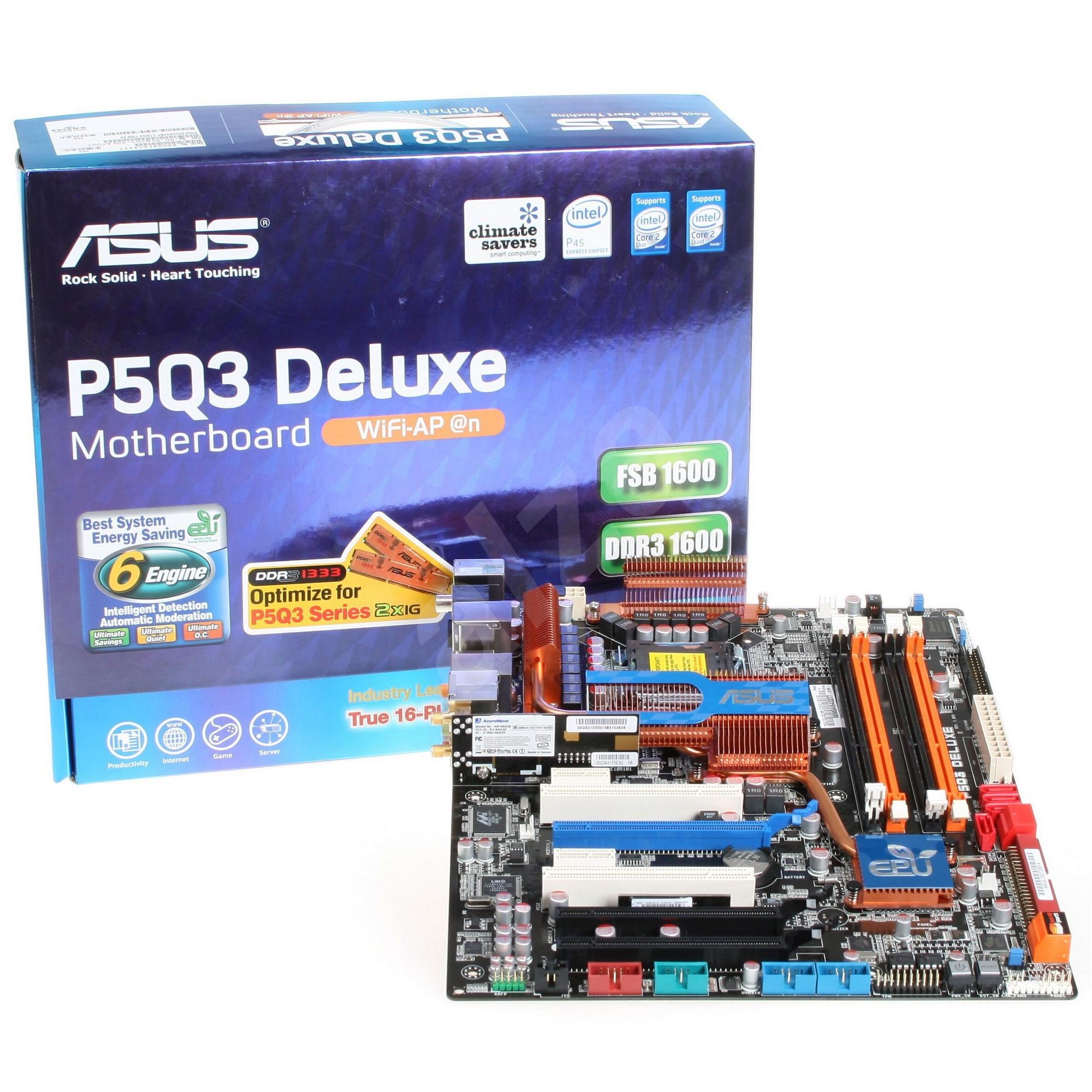 ASUS P5Q3 DELUXE/WIFI-AP 2GB DDR3 - Motherboard | Alza.at