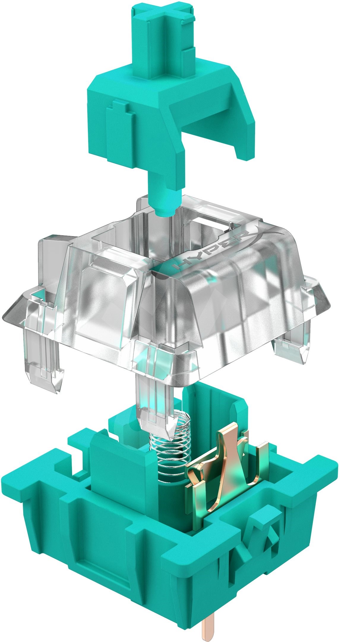 HyperX Alloy Origins Aqua switches - Gaming-Tastatur | Alza.at