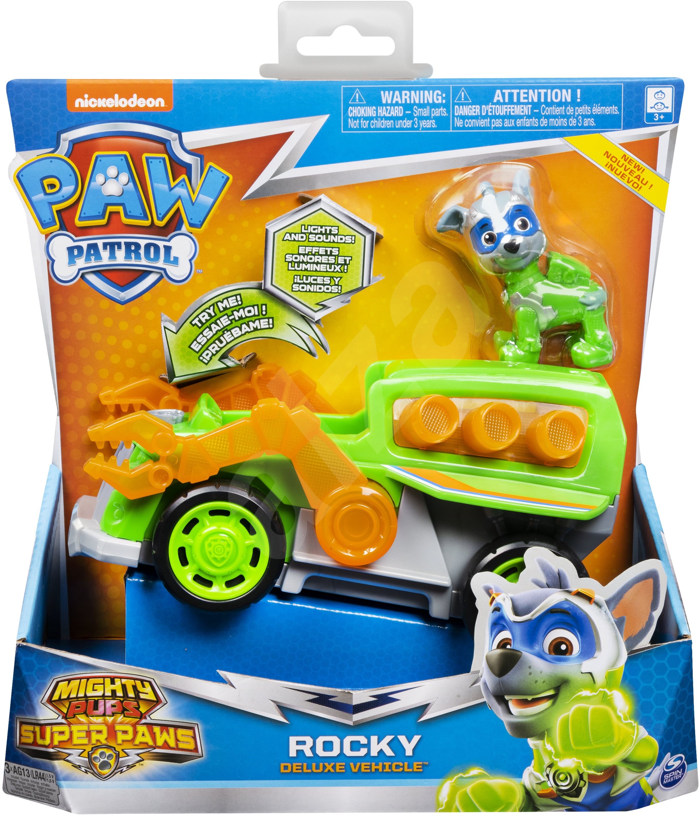 Mighty Pops Super Paws - Paw Patrol - Rocky Deluxe Vehicle - Auto | Alza.at