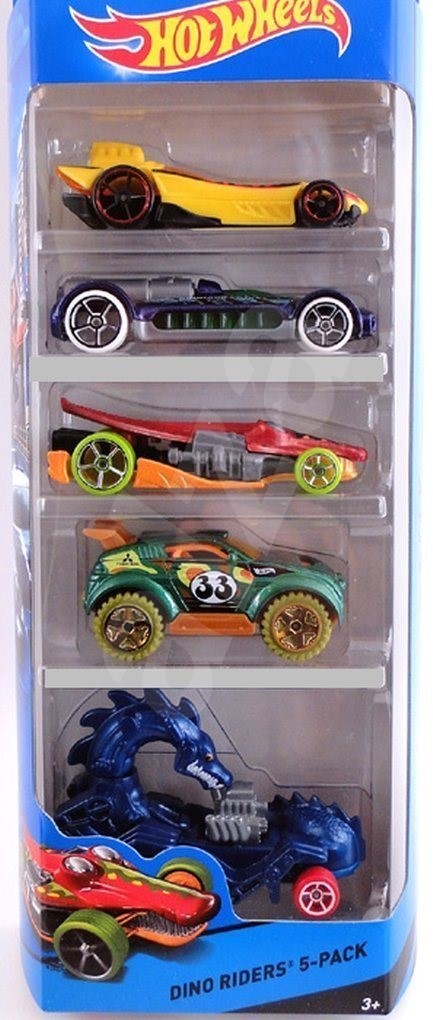 Hot-Wheels-Rennautos 5 Stück - Dino Riders - Spielzeugauto-Set | Alza.at