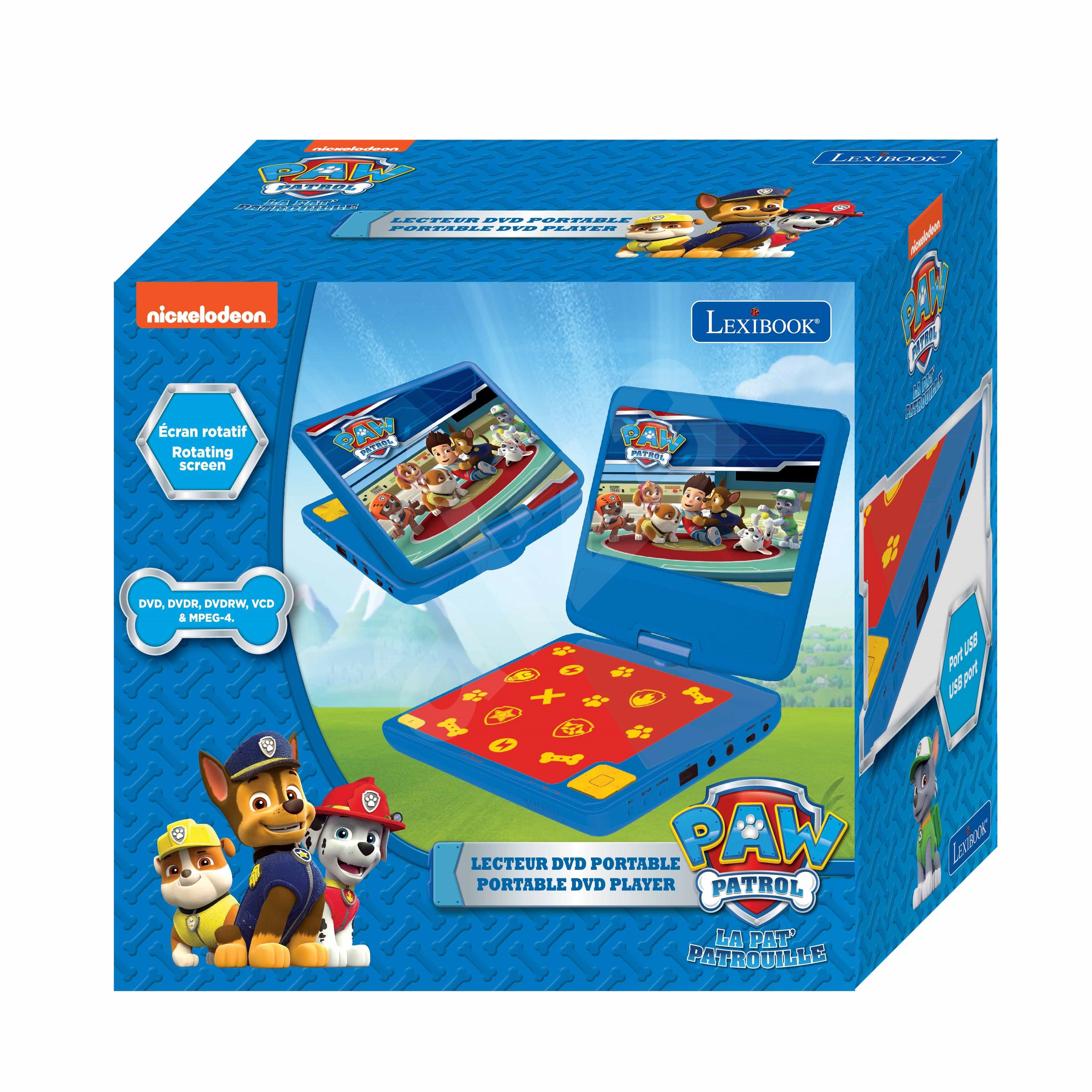 Lexibook Paw Patrol - Tragbarer DVD-Player - Interaktives Spielzeug ...