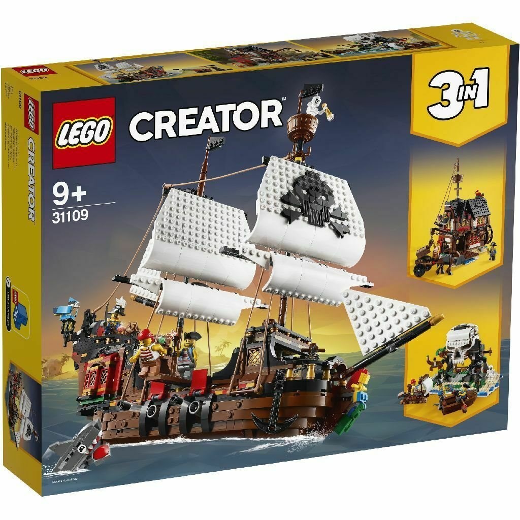 LEGO Creator 3-in-1 31109 Piratenschiff - LEGO-Bausatz | Alza.at