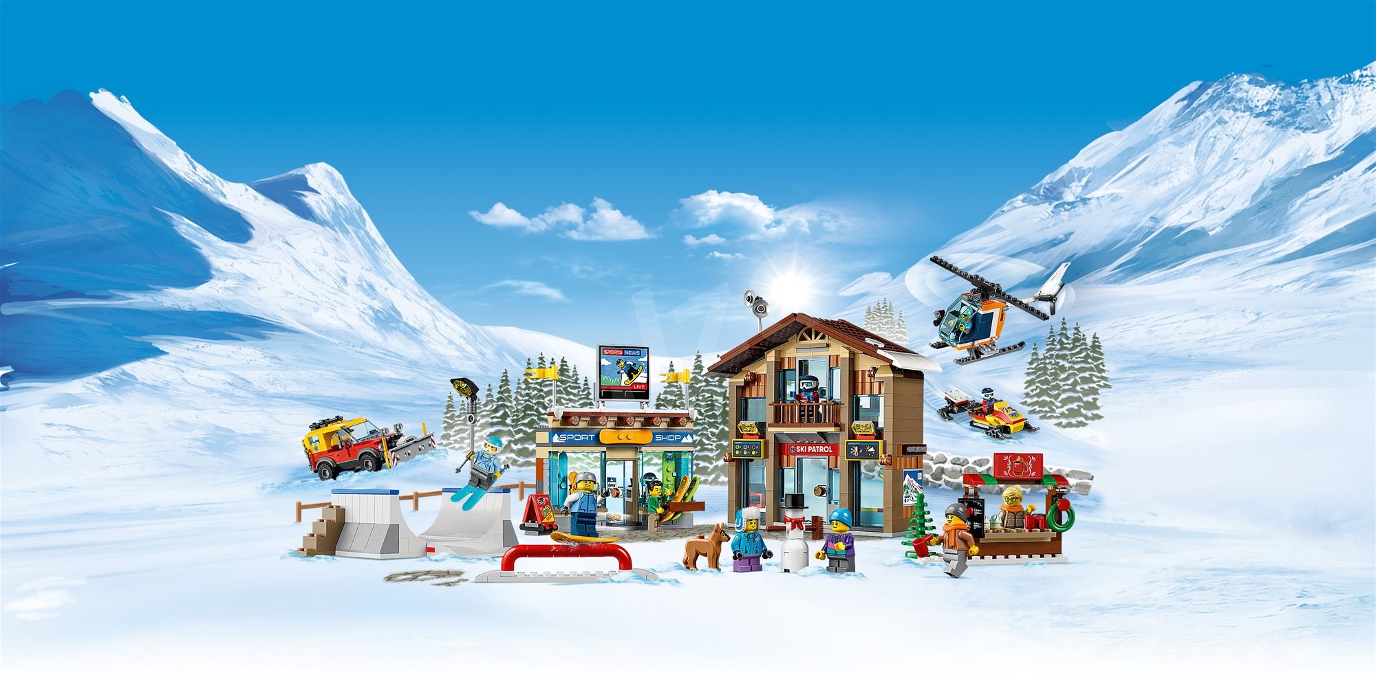 LEGO City Town 60203 Ski Resort - LEGO-Bausatz | Alza.at