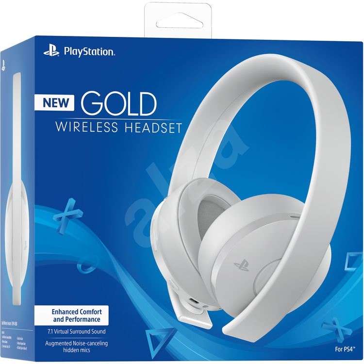 Sony PS4 Gold Wireless Headset White - Gaming-Kopfhörer | Alza.at